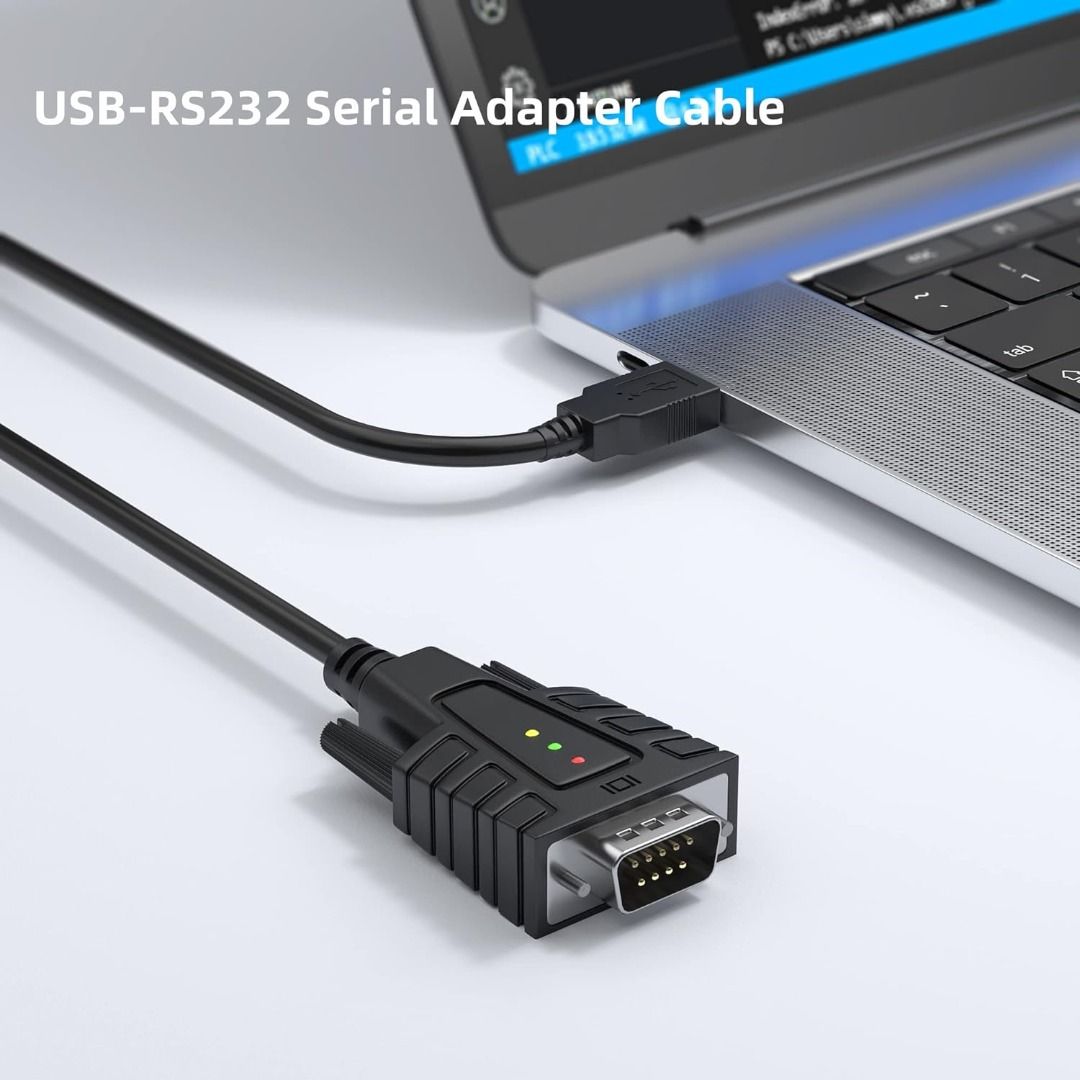 V.Top DriverGenius USB232A-B, USB to Serial RS232 DB9 Adapter with 3 x ...