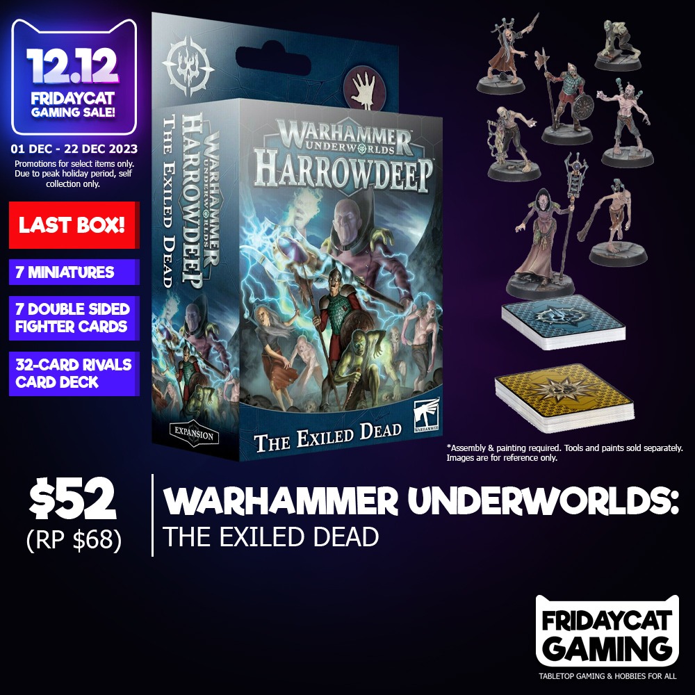 Warhammer Underworlds: The Exiled Dead, Hobbies & Toys, Toys & Games on ...
