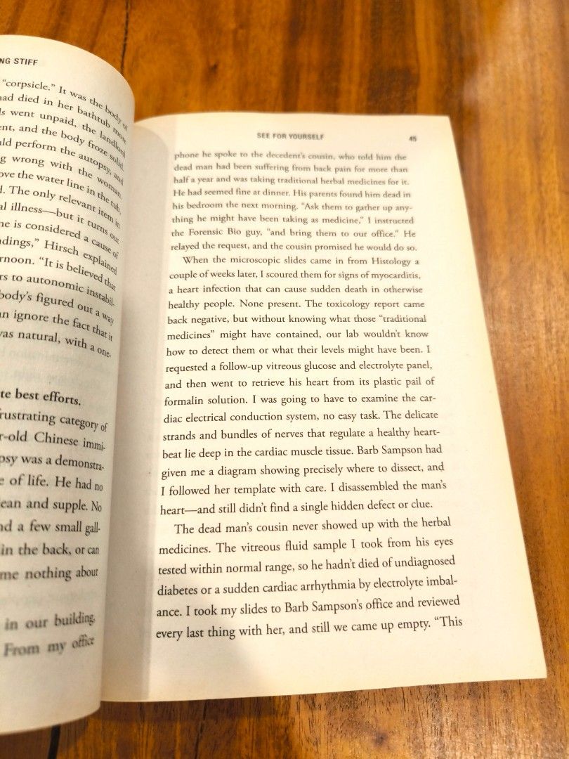 Working Stiff Book By Judy Melinek T J Mitchell, Hobbies & Toys, Books ...