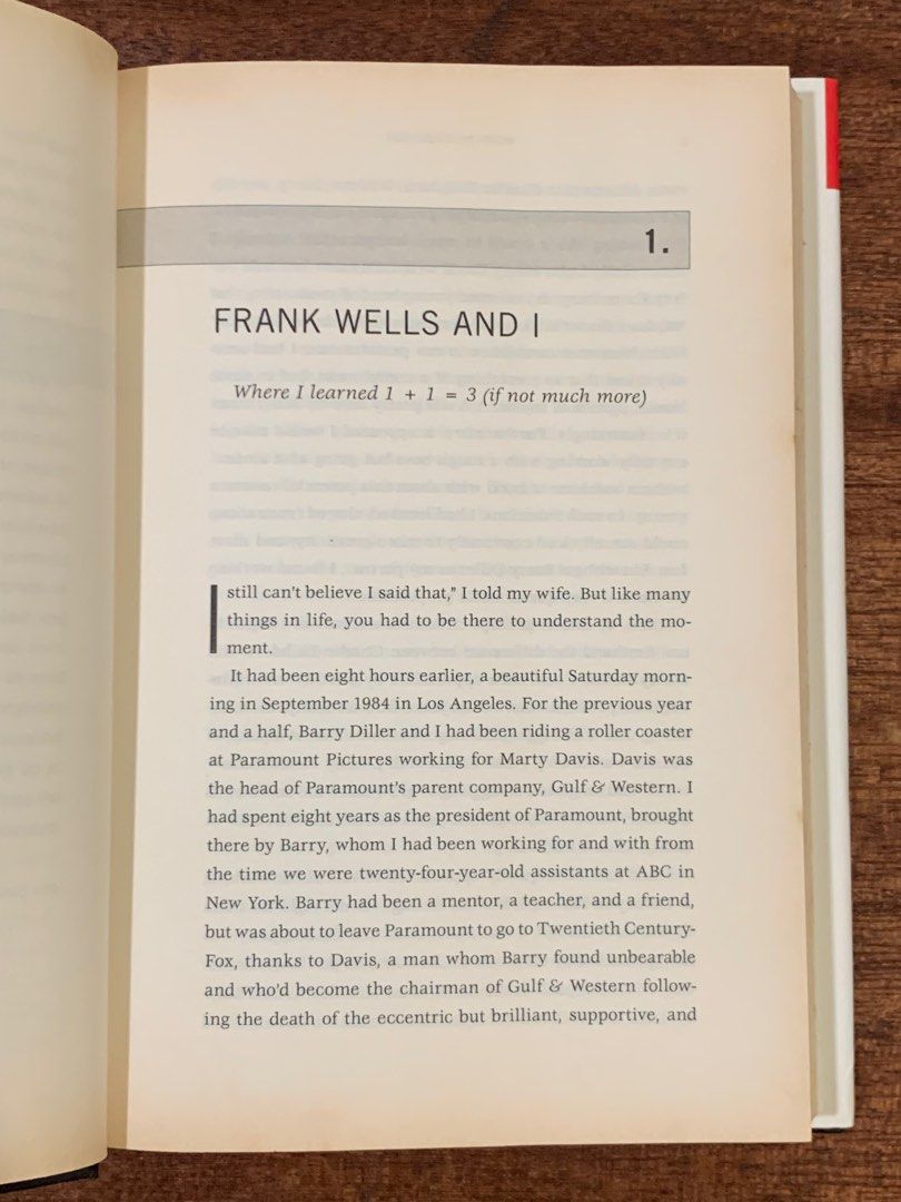 Working Together Why Great Partnerships Succeed book by Michael D.Eisner, Hobbies & Toys, Books ...