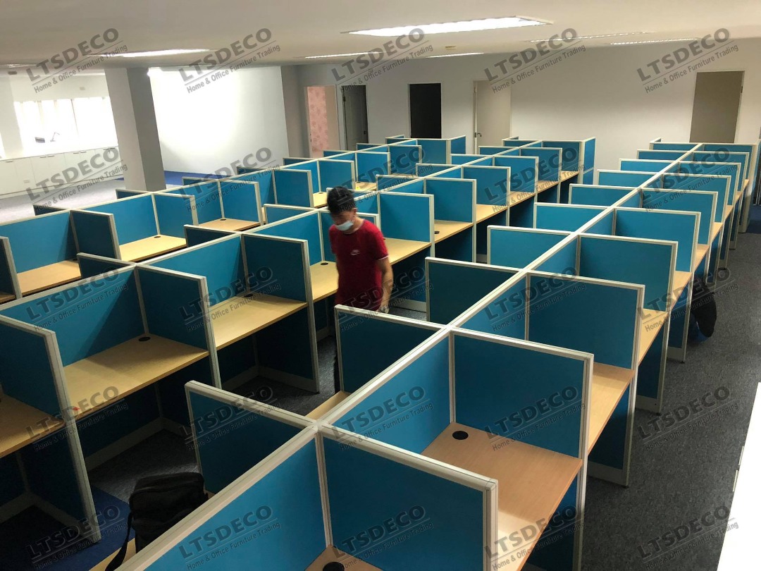 workstation bpo table office partition - furniture, Furniture & Home ...