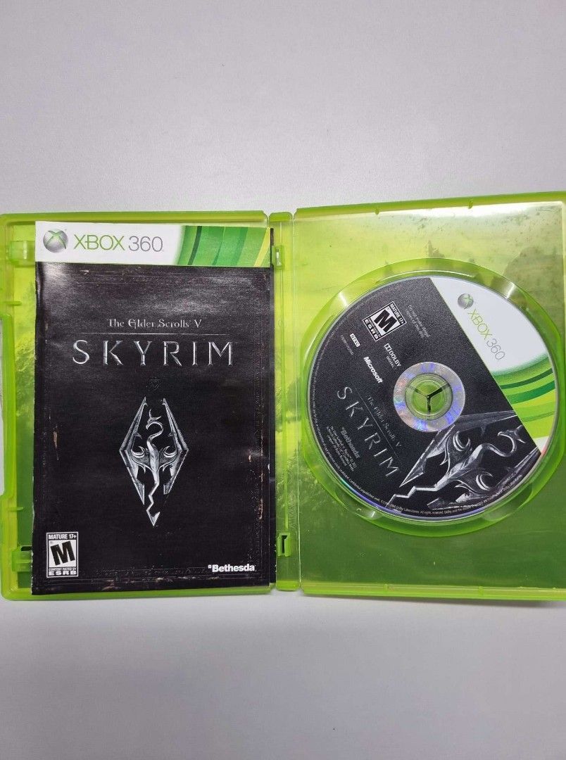 Xbox 360 - Skyrim V The Elder Scrolls, Video Gaming, Video Games, Xbox ...