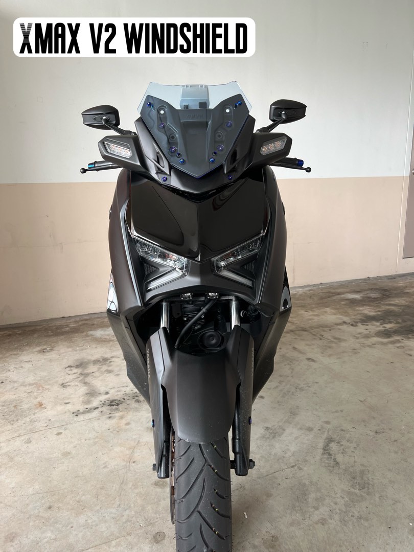 XMAX 2023 V2 Smoke Clear Windshields Visor 4pcs screw included ...