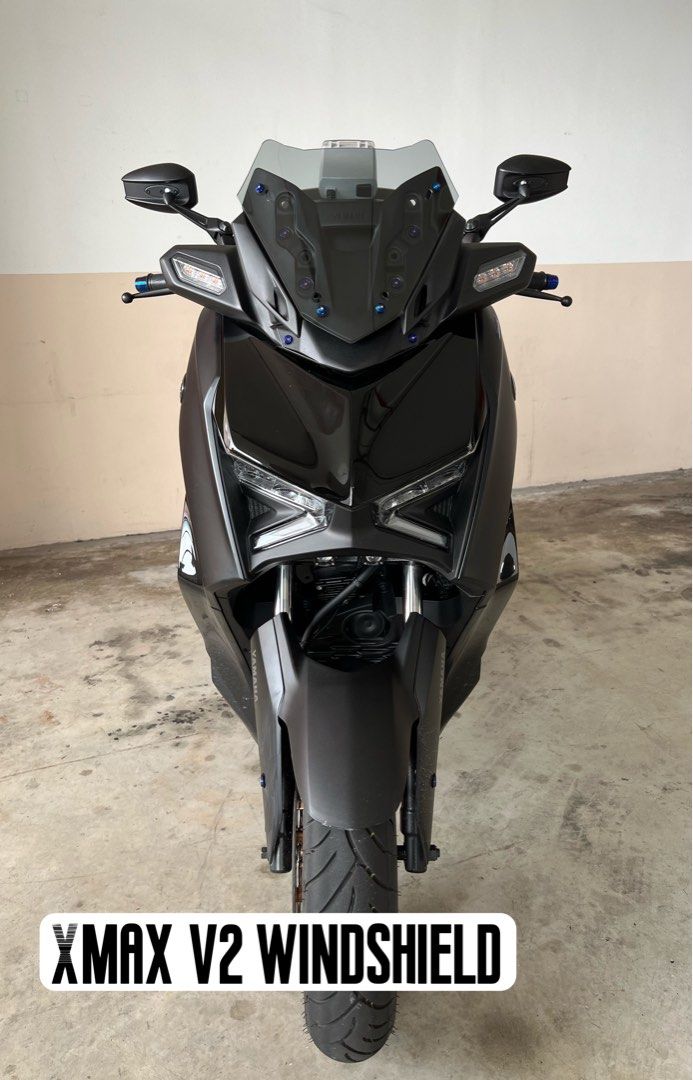 XMAX 2023 V2 Smoke Clear Windshields Visor 4pcs screw included ...