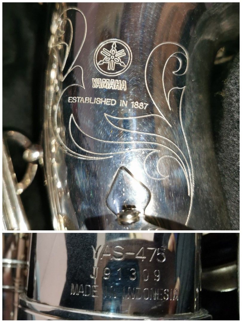 Yamaha YAS-475S Alto Saxophone, Hobbies & Toys, Music & Media, Musical ...