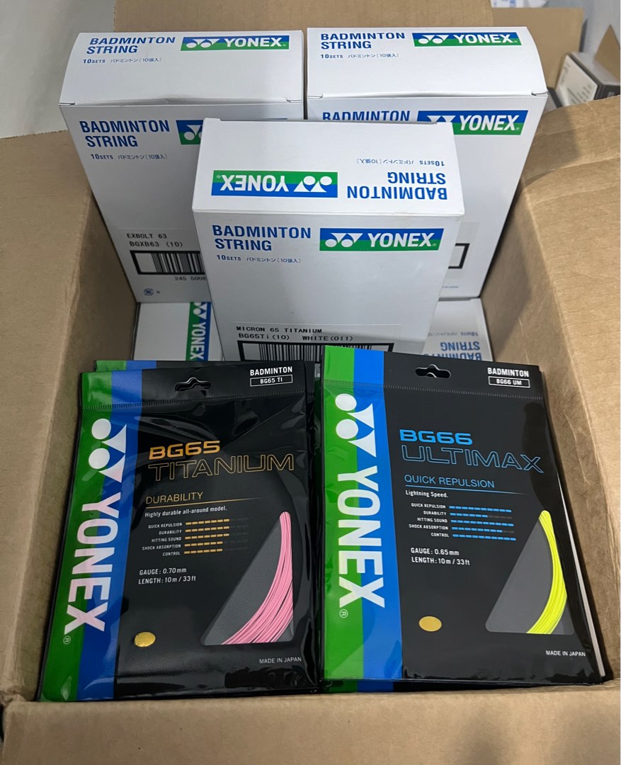 Yonex Original Badminton String, Sports Equipment, Sports & Games ...