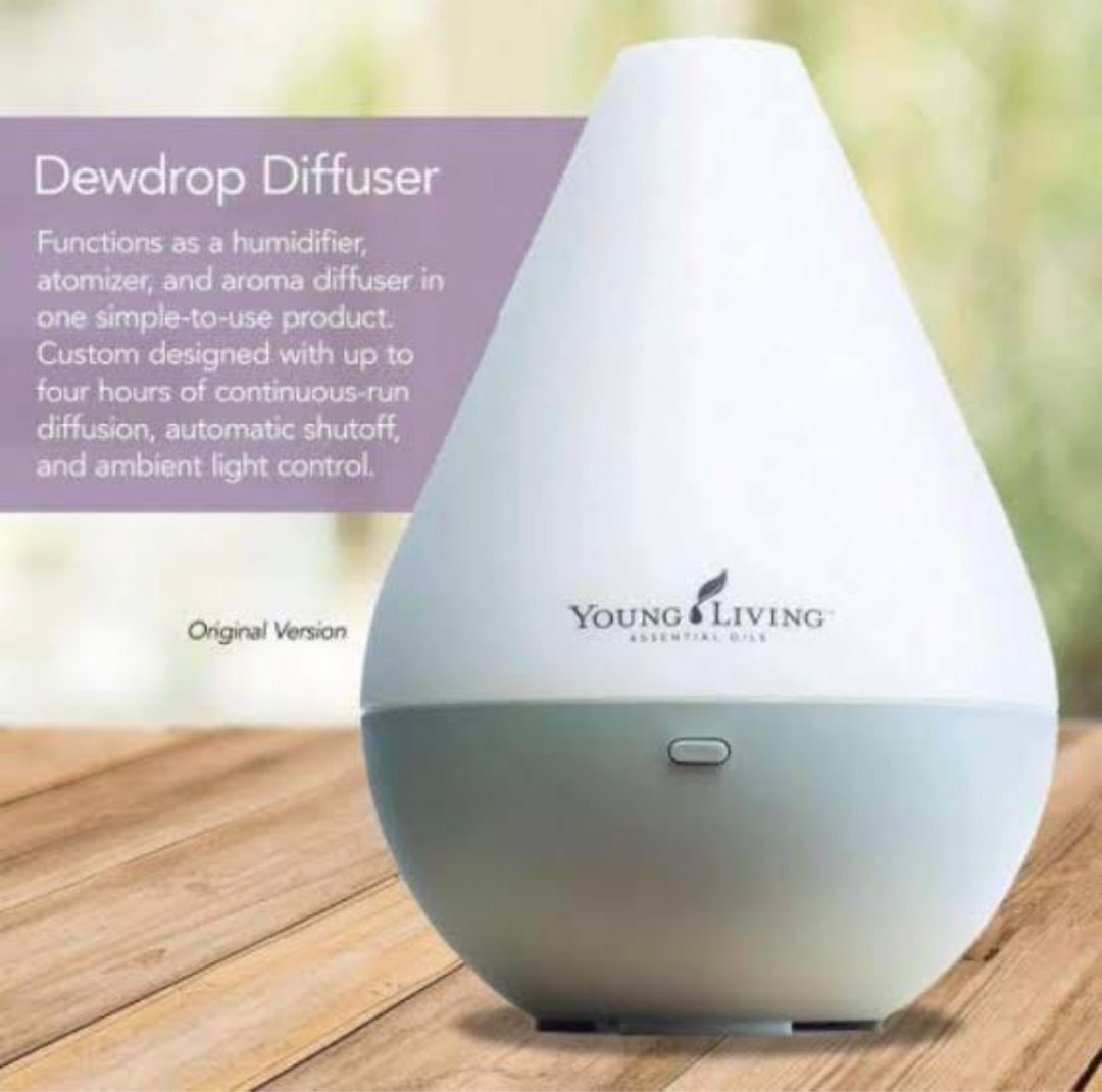 Young living dew drop diffuser, Furniture & Home Living, Home Fragrance ...