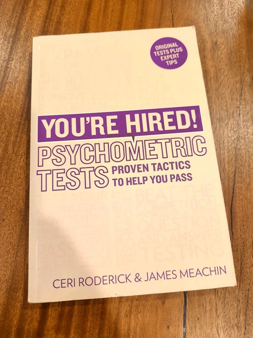 You're Hired Psychometric Tests Proven Tactics To Help You Pass Book By ...
