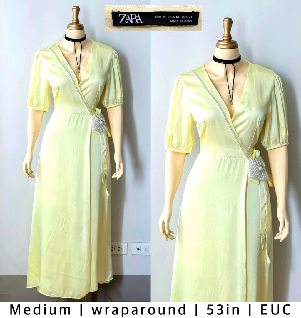 Zara Maxi Dress, Women's Fashion, Dresses & Sets, Dresses on Carousell