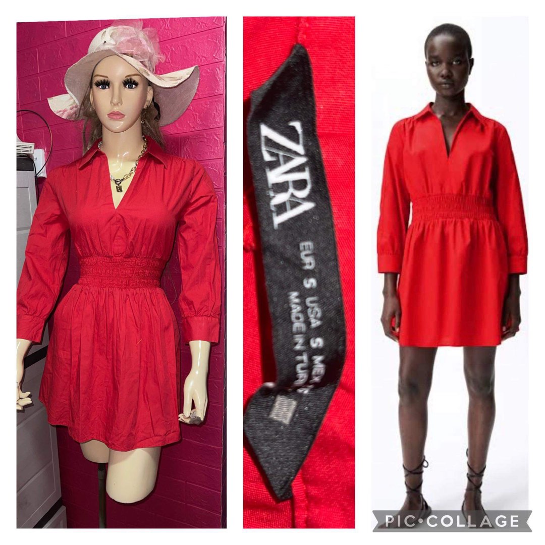 Zara red dress, Women's Fashion, Dresses & Sets, Dresses on Carousell