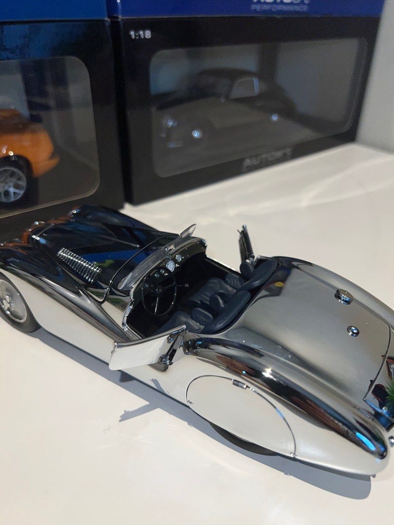 1/18 Autoart BMW 328 Streamline Roadster Mille Miglia 1940 Chrome ...
