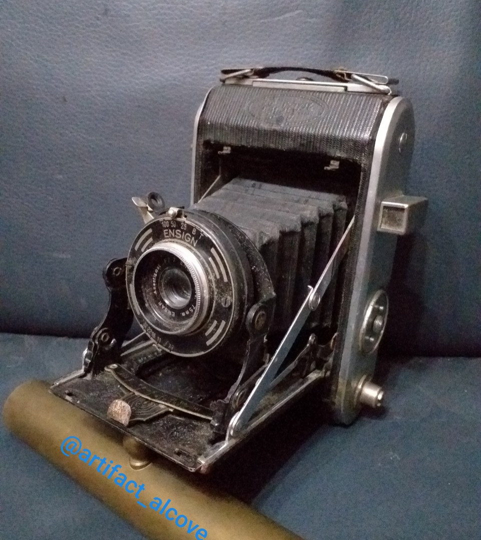 1930's Ensign Camera 220 Selfix Vintage Folding Dual Format Photography England Display Decor ...