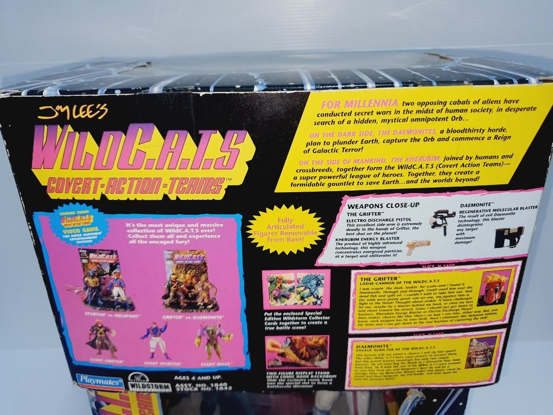 1995 WILDCATS SPARTAN VS HELSPONT AND THE GRIFTER VS DAEMONITE COMBO ...