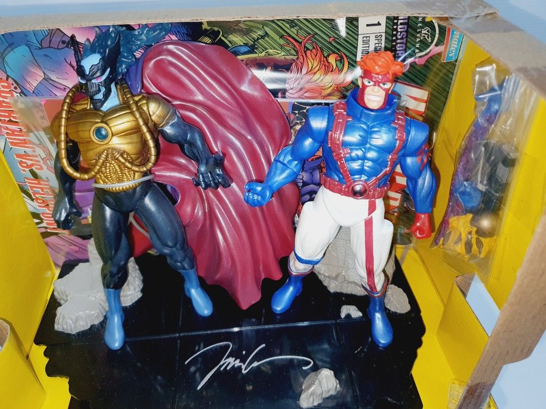 1995 WILDCATS SPARTAN VS HELSPONT AND THE GRIFTER VS DAEMONITE COMBO ...