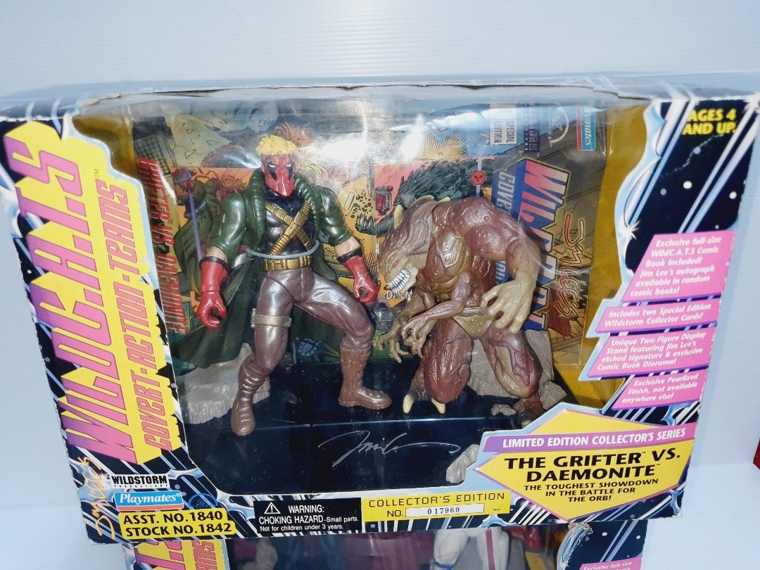 1995 WILDCATS SPARTAN VS HELSPONT AND THE GRIFTER VS DAEMONITE COMBO ...