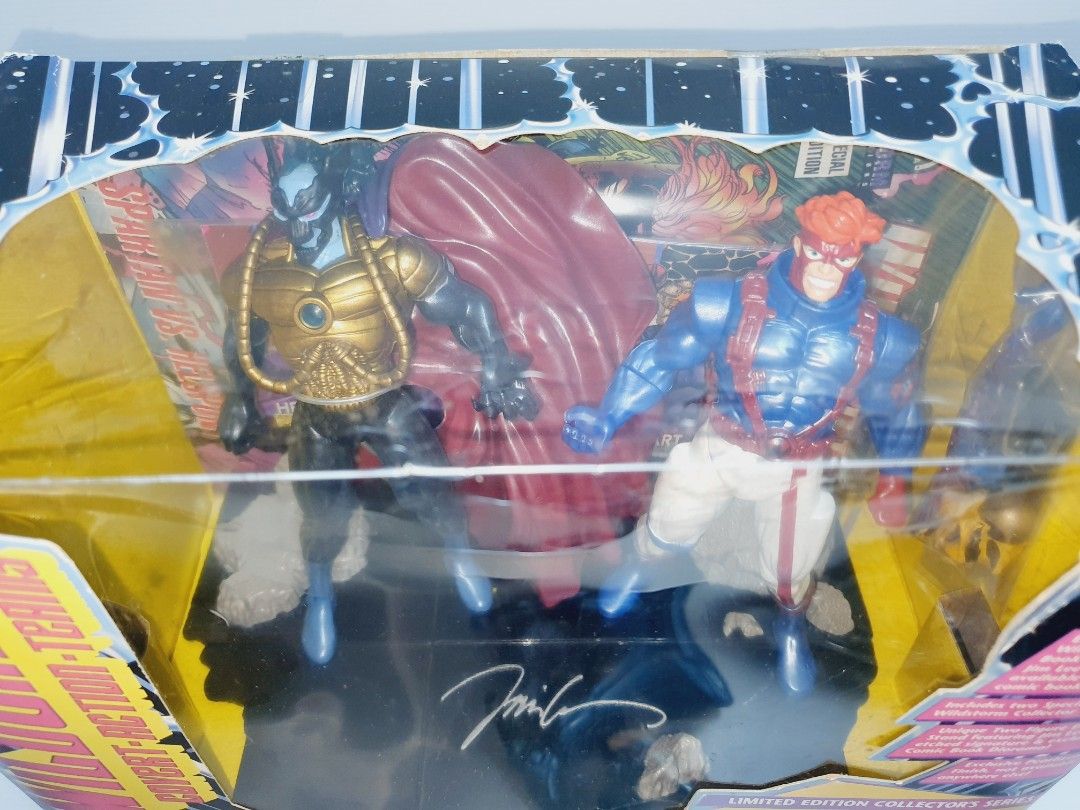 1995 WILDCATS SPARTAN VS HELSPONT AND THE GRIFTER VS DAEMONITE COMBO ...