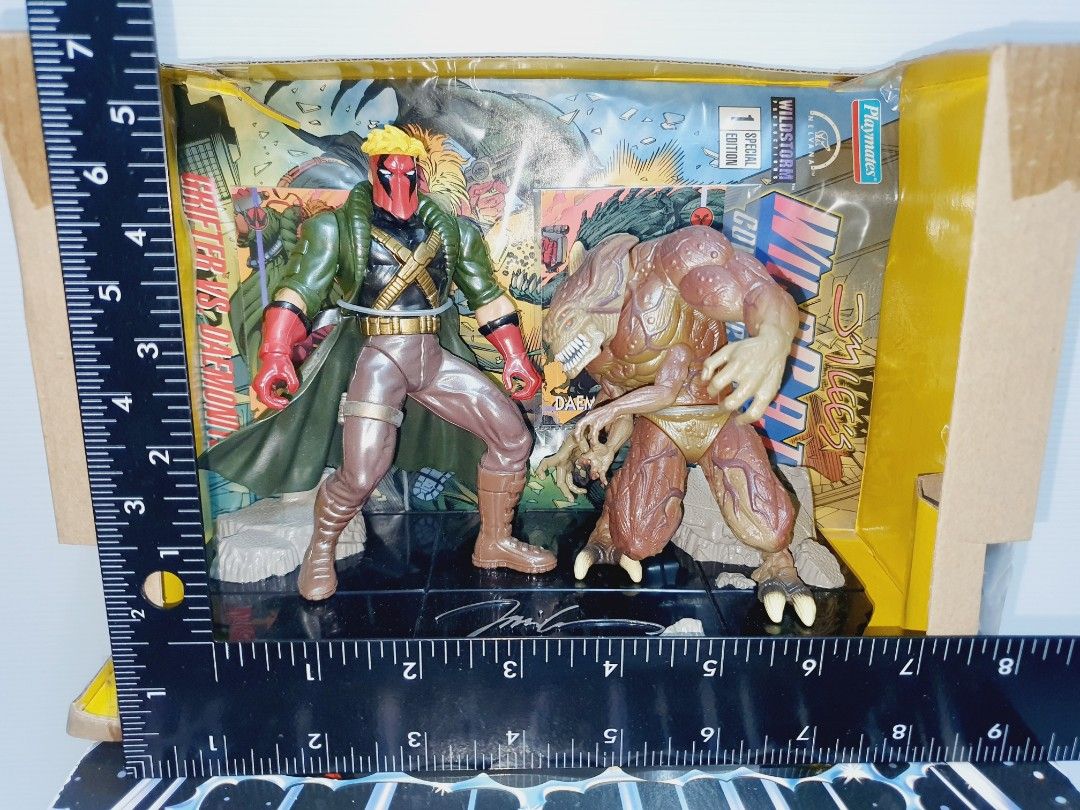 1995 WILDCATS SPARTAN VS HELSPONT AND THE GRIFTER VS DAEMONITE COMBO ...