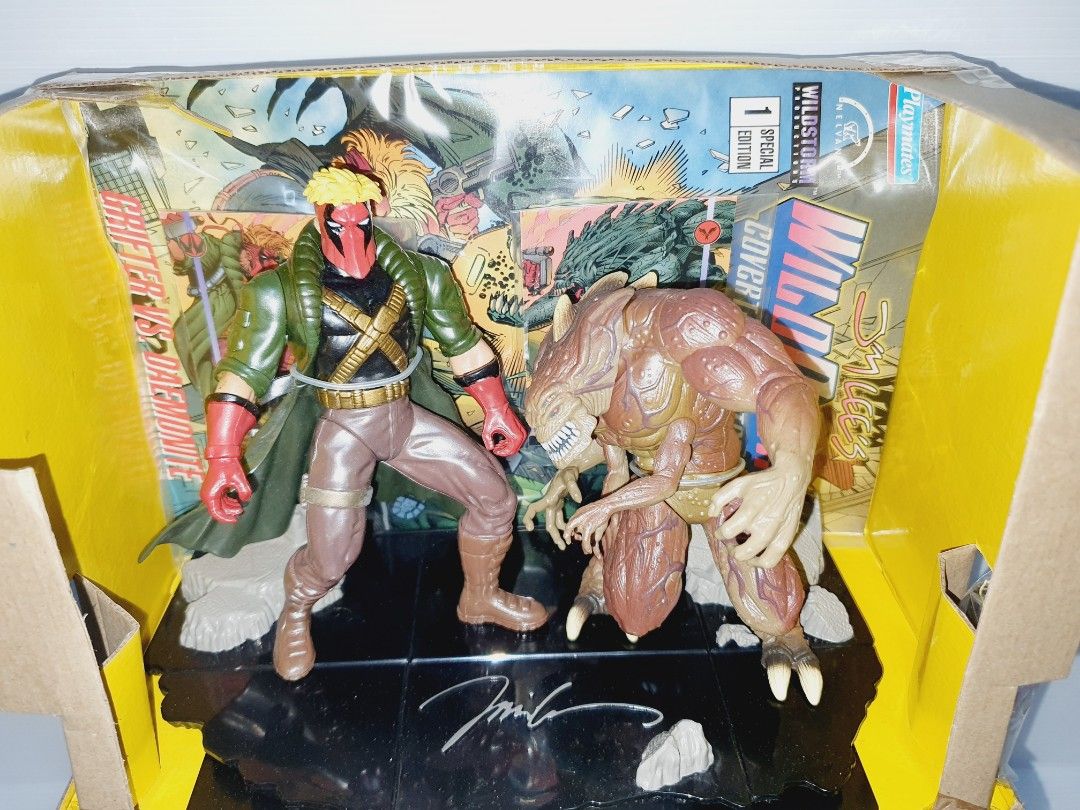 1995 WILDCATS SPARTAN VS HELSPONT AND THE GRIFTER VS DAEMONITE COMBO ...