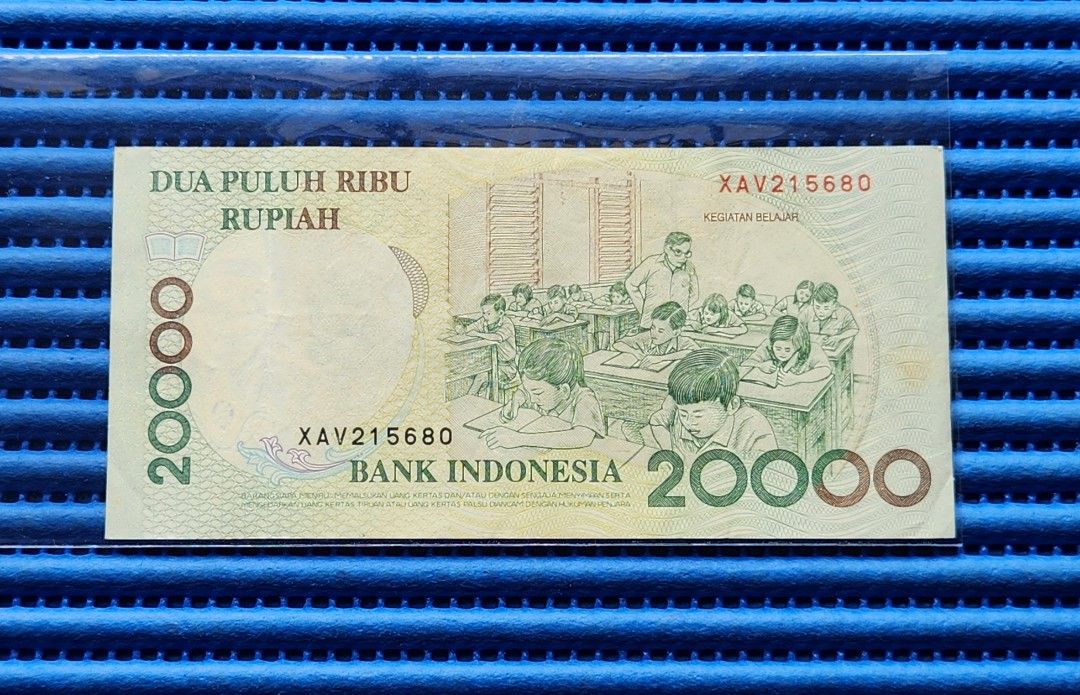 1998 Bank Indonesia 20000 Rupiah Ganesha Note XAV 215680 Indonesian ...