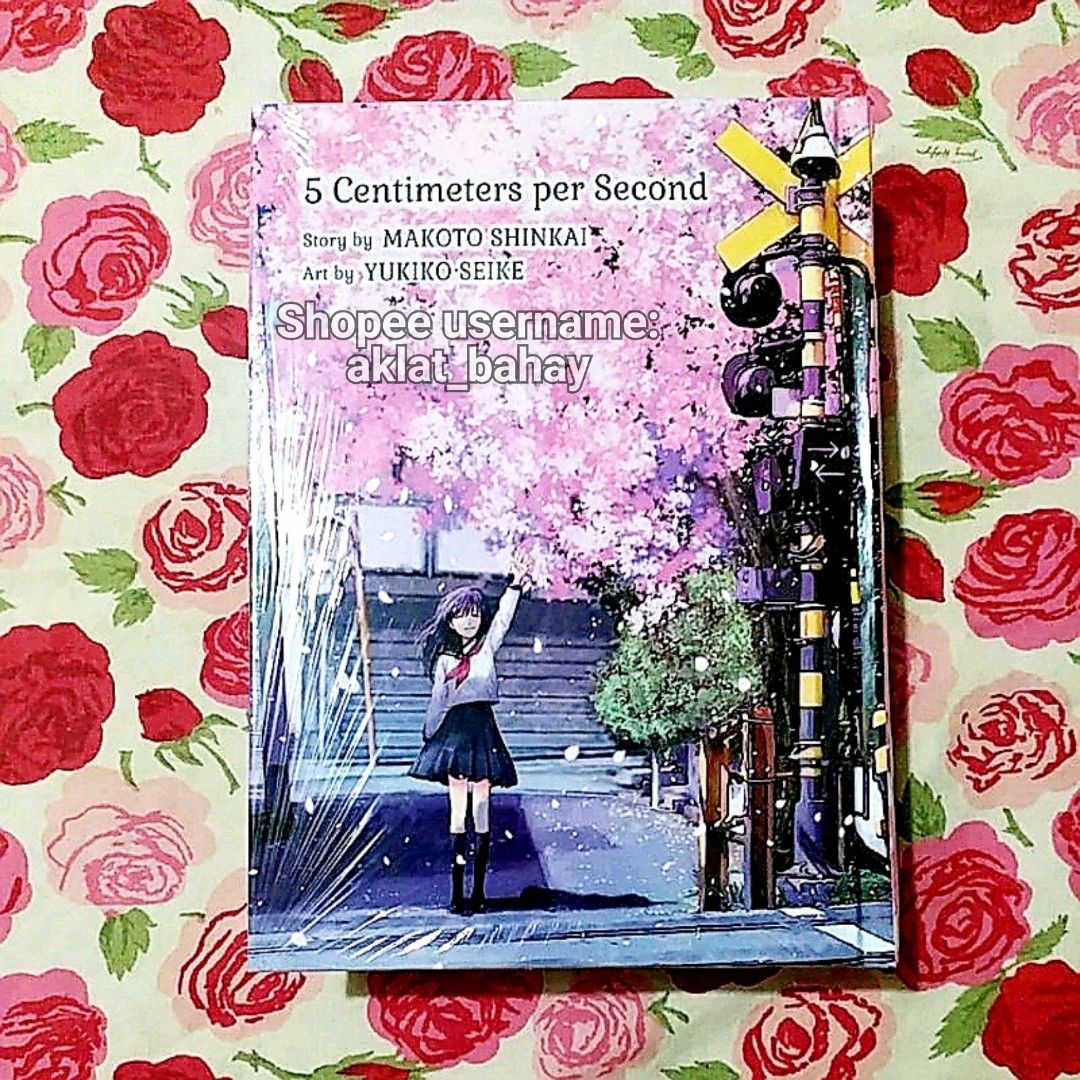 5 Centimeters per Second by Makoto Shinkai & Yukiko Seike [BRANDNEW Hardcover] Collector's ...