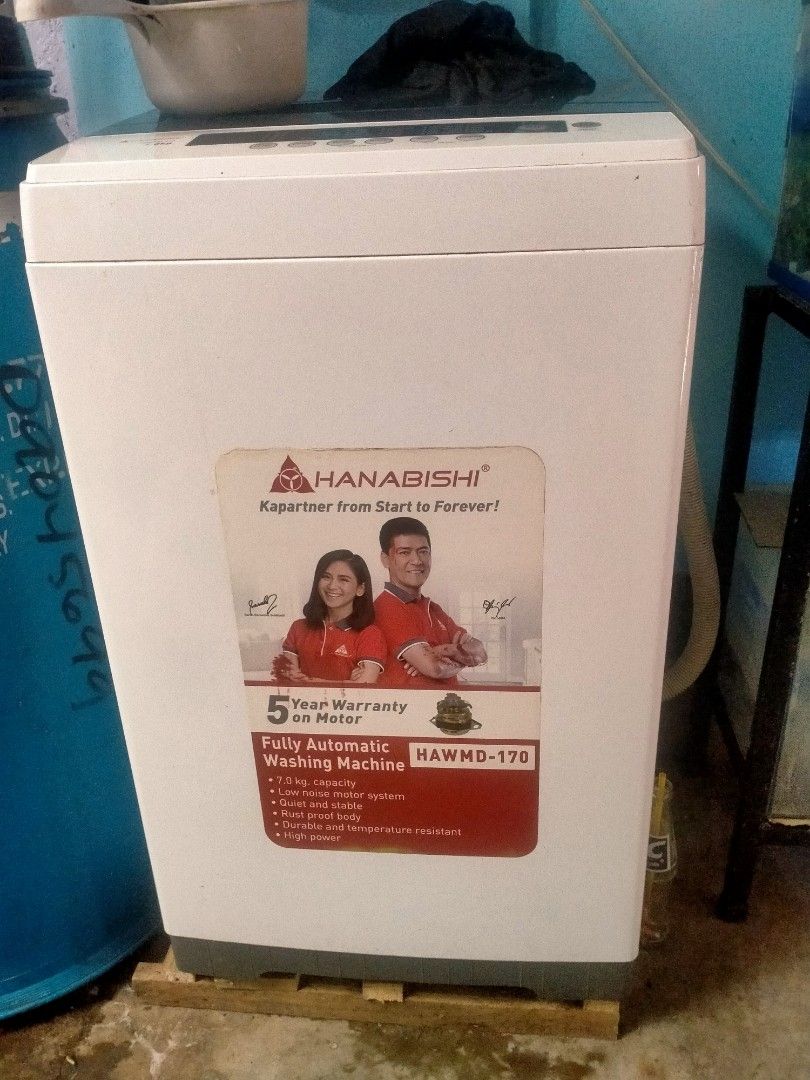7 KG HANABISHI FULLY AUTOMATIC WASHING MACHINE, TV & Home Appliances ...