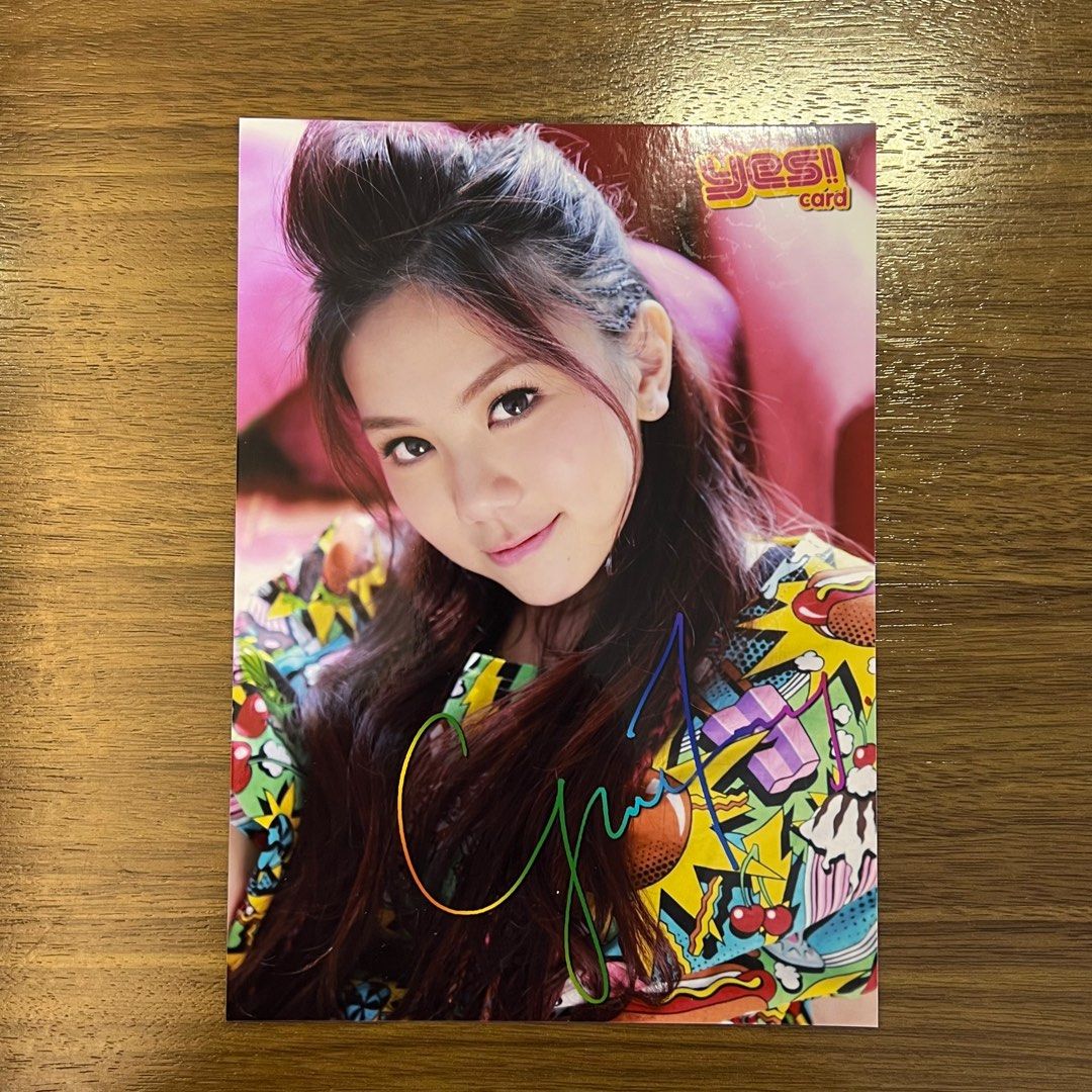 香港明星 韓星 yes card 5R 相 4R 相 林欣彤 Mag Lam 陳偉霆 William Chan 鄧紫棋 Gem Tang HotCha 張紋嘉 Crystal Regen ...