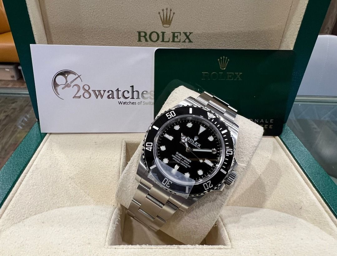 全新_Rolex_Submariner 124060, 名牌, 手錶 - Carousell
