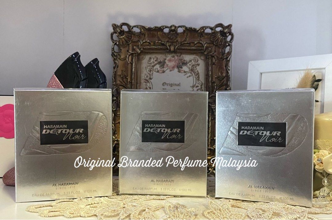 Al Haramain Detour Noir EDP 100ML, Beauty & Personal Care, Fragrance ...