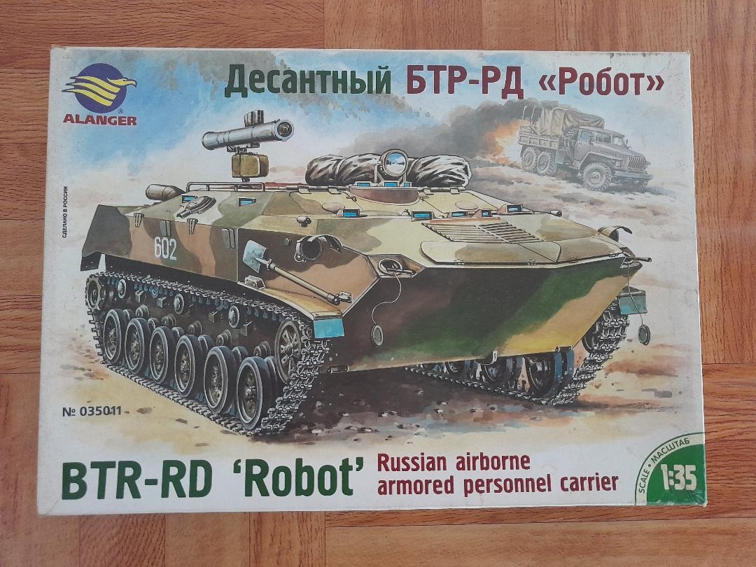 Model Kit: ALANGER 1/35 Scale BTR-RD ROBOT Russian Airborne Armored ...