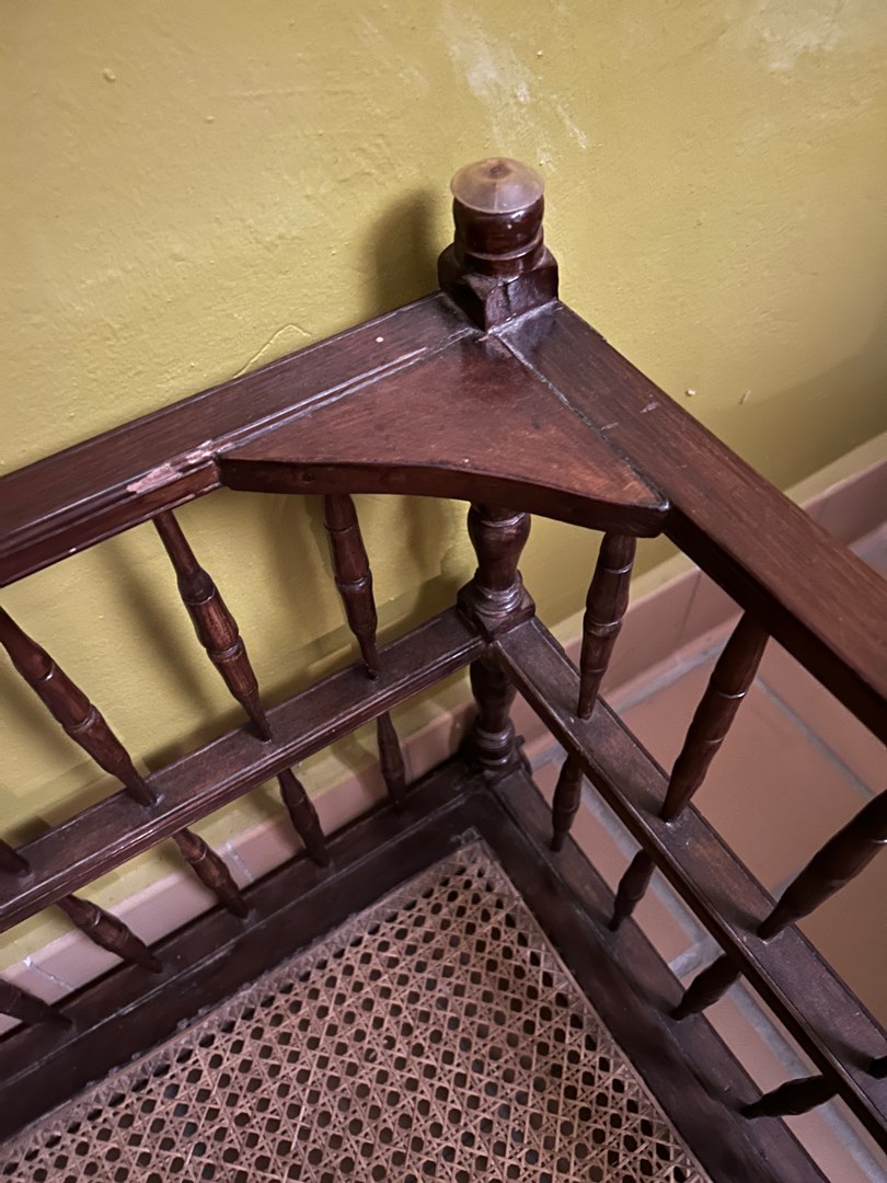 Antique cot converted to a table, Furniture & Home Living, Furniture ...