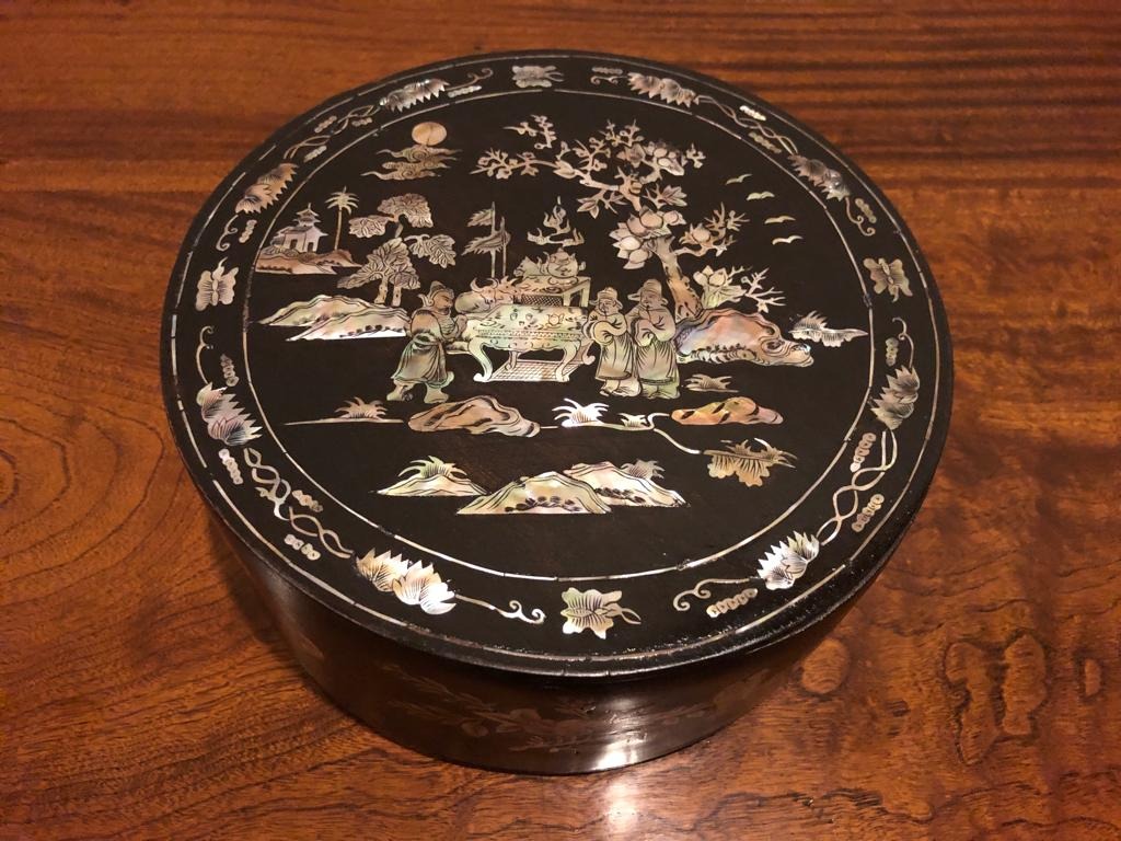 Antique Peranakan Jewelry Box - Rosewood - Mother of Pearl, Hobbies ...
