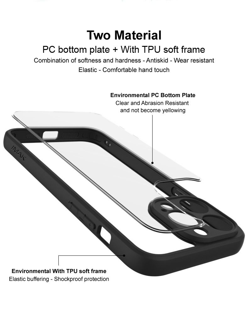 Apple iPhone 15 / Pro / Max / Plus - Imak UX-9A Series Shock Resistant ...
