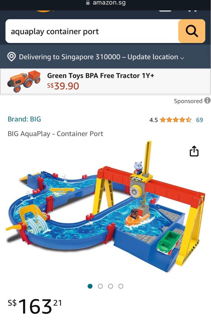AquaPlay ContainerPort , water play toy, Hobbies & Toys, Toys & Games ...