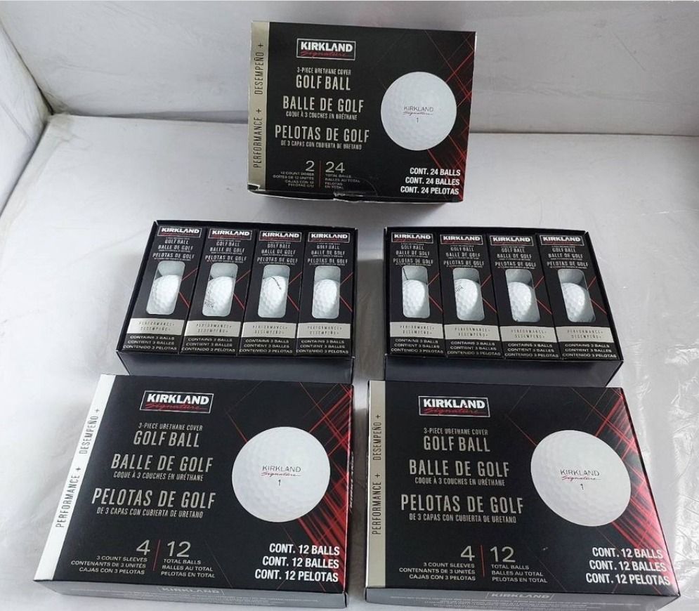 Assorted Golf Ball Sets Callaway Top Flite Taylor Made Strata Tommy ...