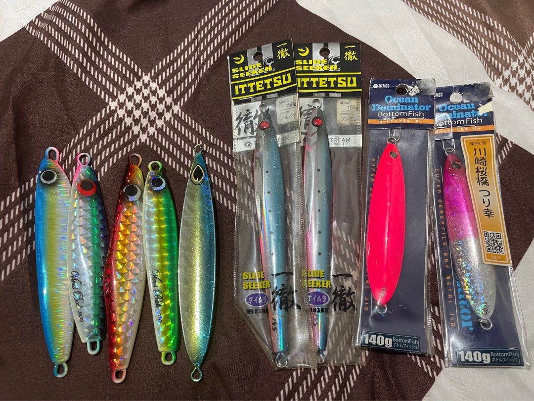 Assorted Jigs (140-200g), Sports Equipment, Fishing on Carousell