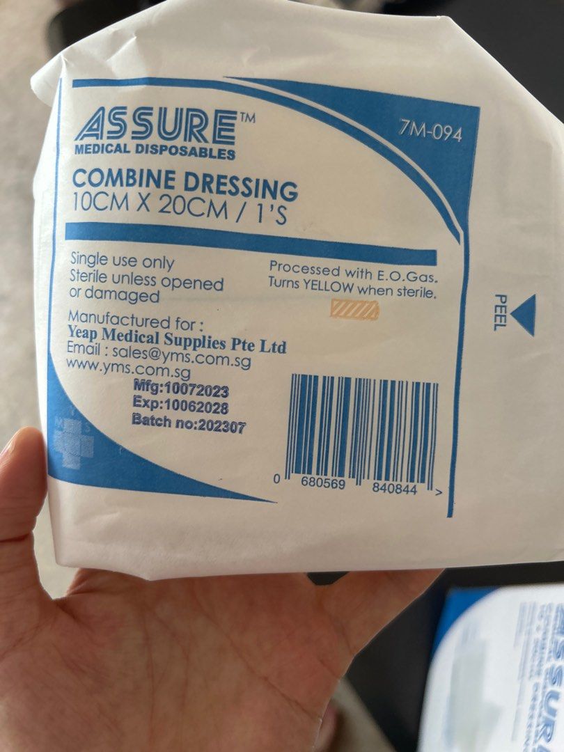 Assure combine dressing, Health & Nutrition, Medical Supplies & Tools ...