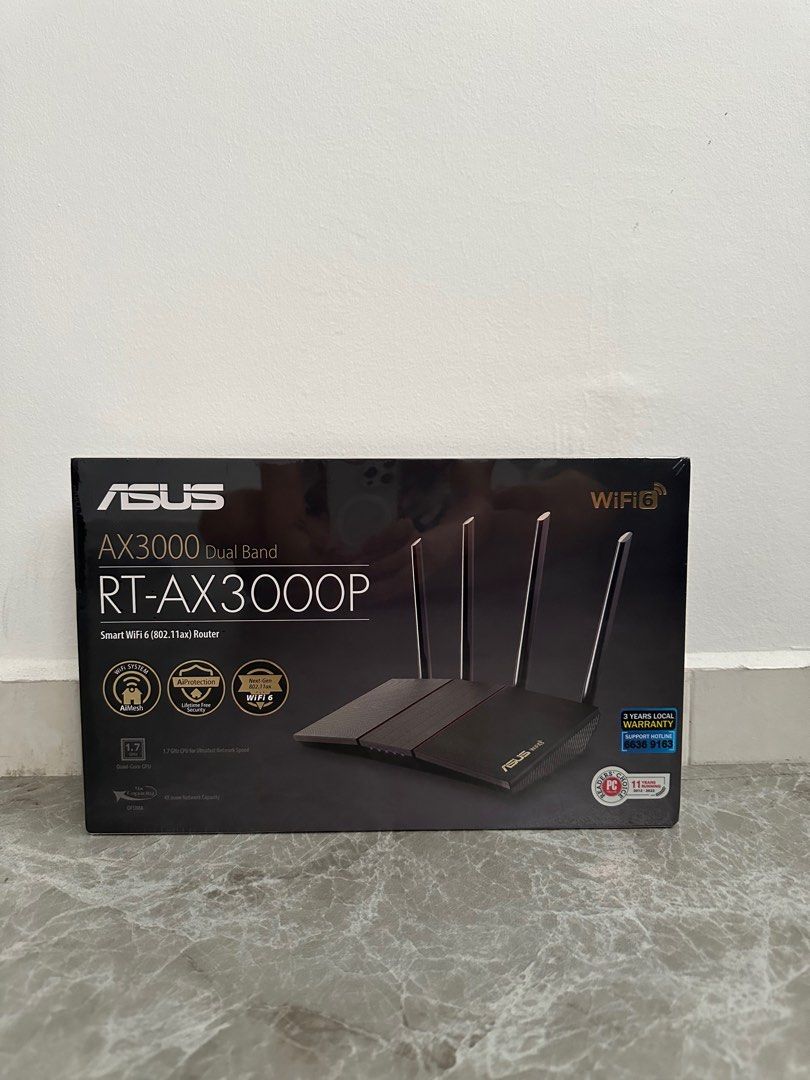 ASUS AX3000P WiFi 6 Router, Computers & Tech, Parts & Accessories ...
