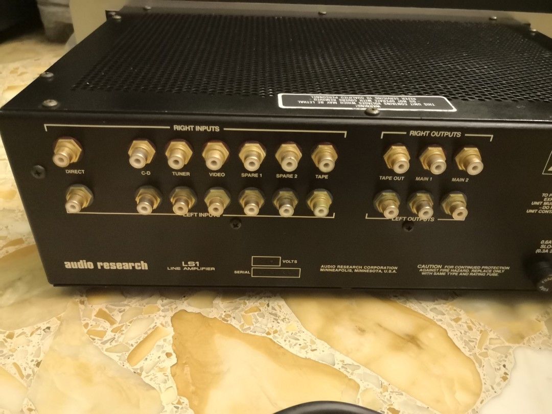 Audio Research LS1 preamplifier, Audio, Soundbars, Speakers & Amplifiers on Carousell