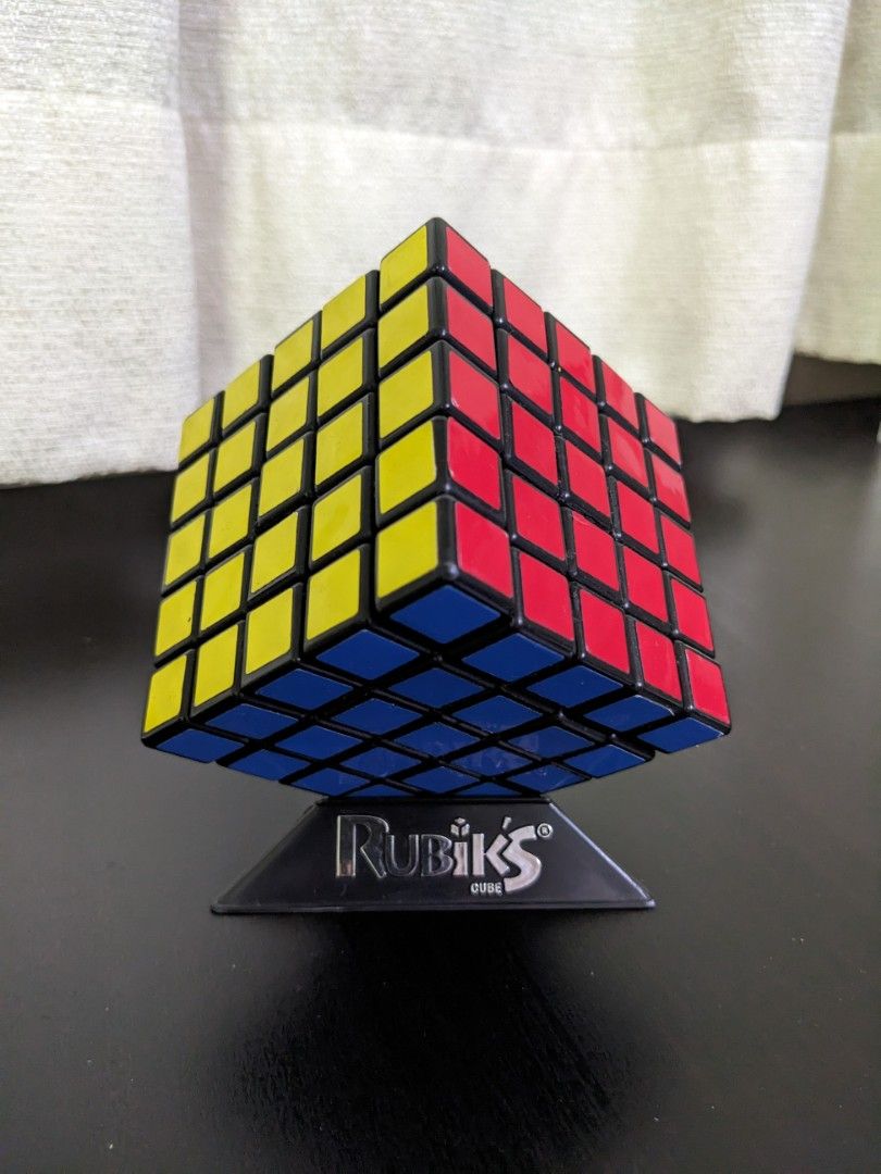 Authentic 5x5 Rubik's Professor's Cube with stand, Hobbies & Toys, Toys ...