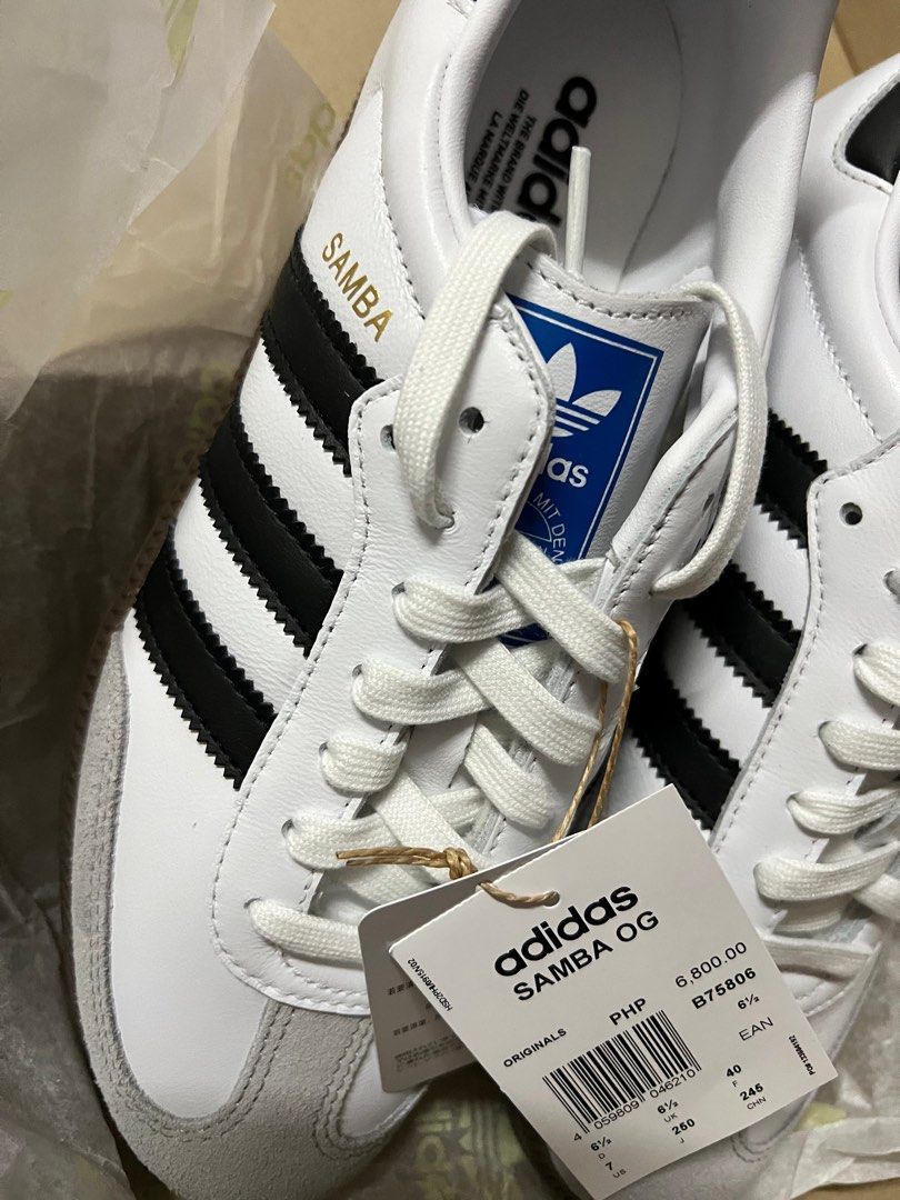 Authentic Adidas samba OG 6.5 mens, Men's Fashion, Footwear, Sneakers ...