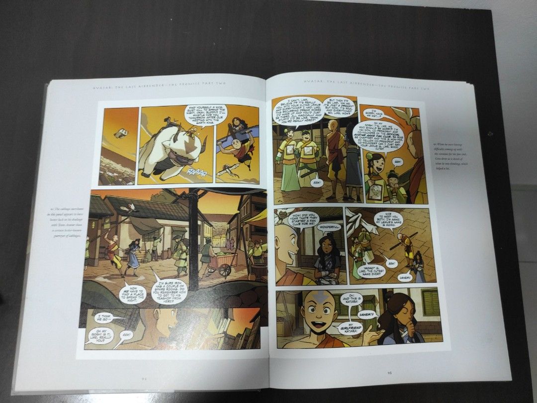 Avatar Last Airbender Graphic Novel Omnibus with Author Notes, Hobbies ...