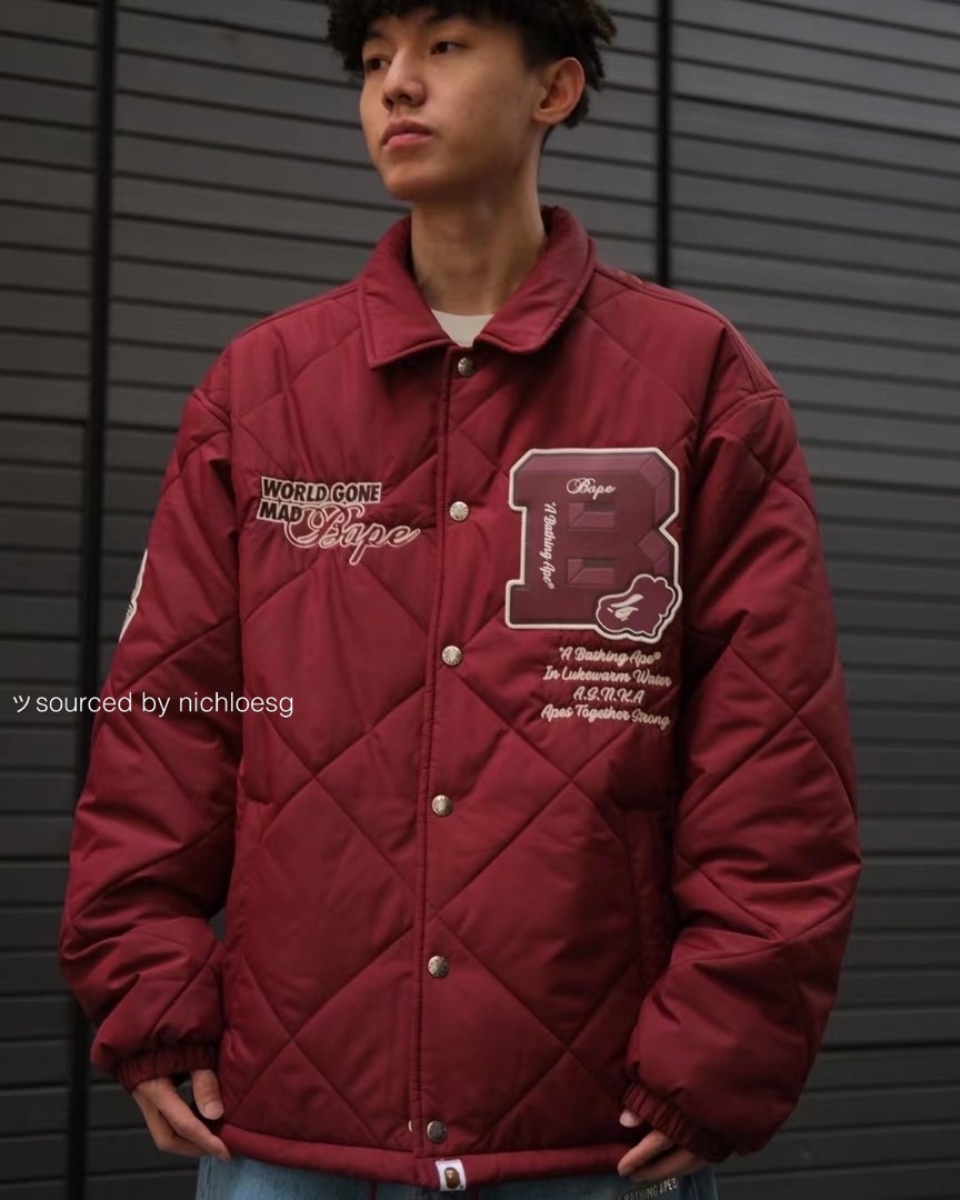 BAPE PATCH COACH JACKET, Men's Fashion, Coats, Jackets and Outerwear on ...