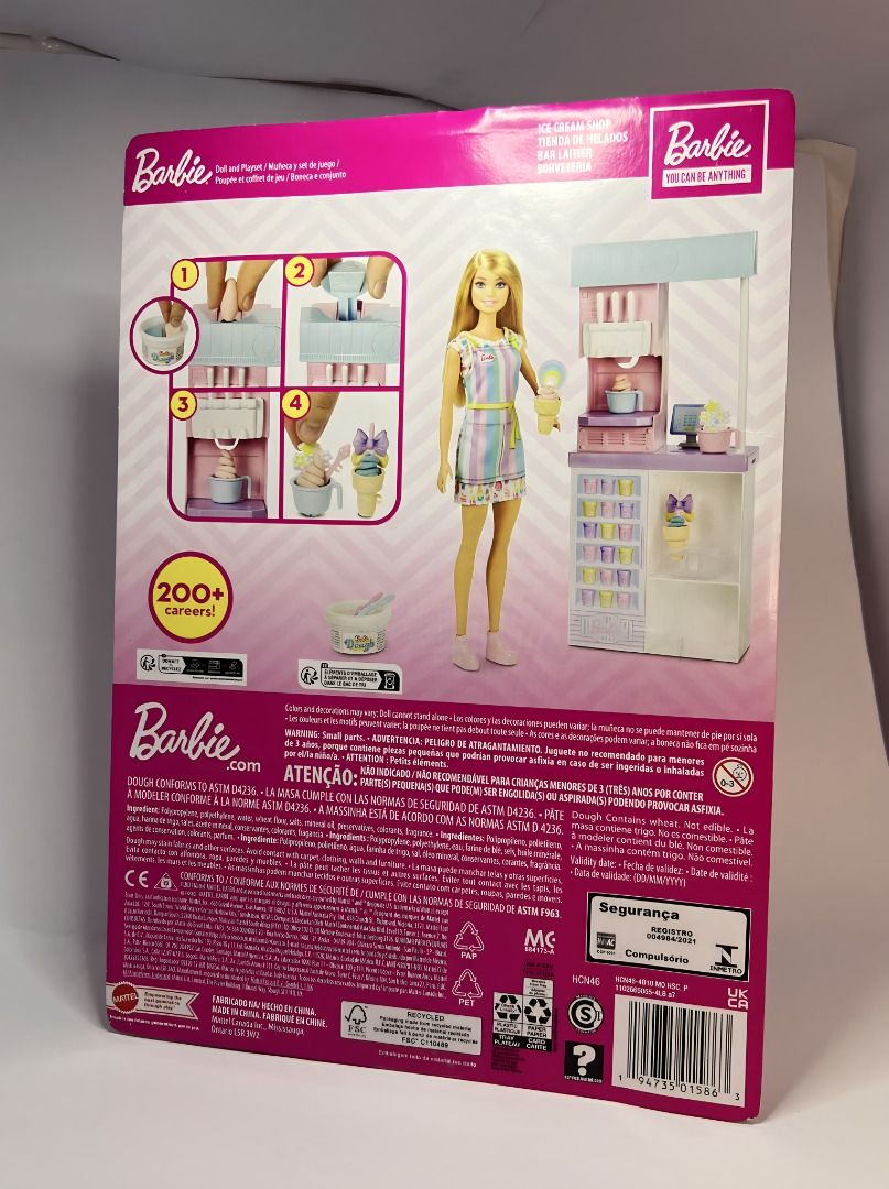 Barbie Ice Cream Shop Playset from U.S., Hobbies & Toys, Toys & Games ...