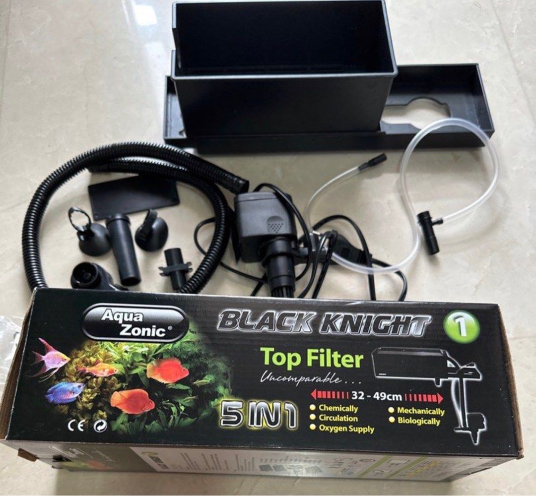 Black Knight Fish Top Filter, Sports Equipment, Fishing on Carousell