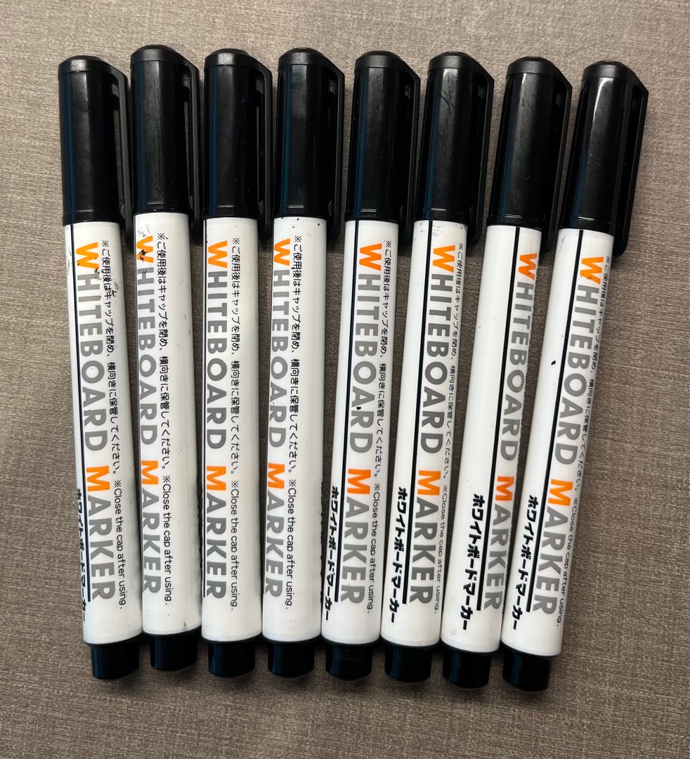 Black whiteboard markers, Hobbies & Toys, Stationery & Craft ...