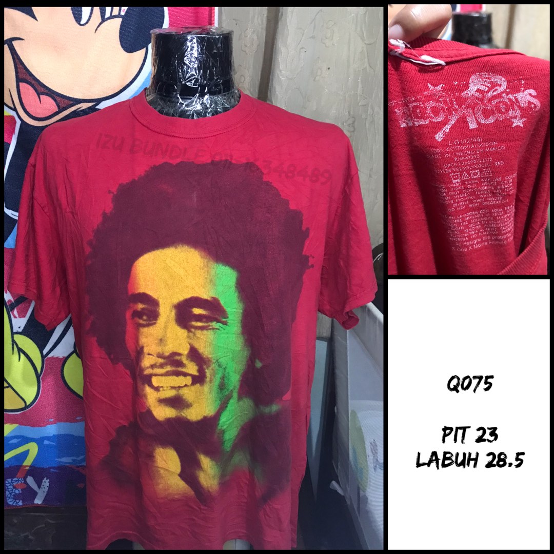 bob marley, Men's Fashion, Tops & Sets, Tshirts & Polo Shirts on Carousell