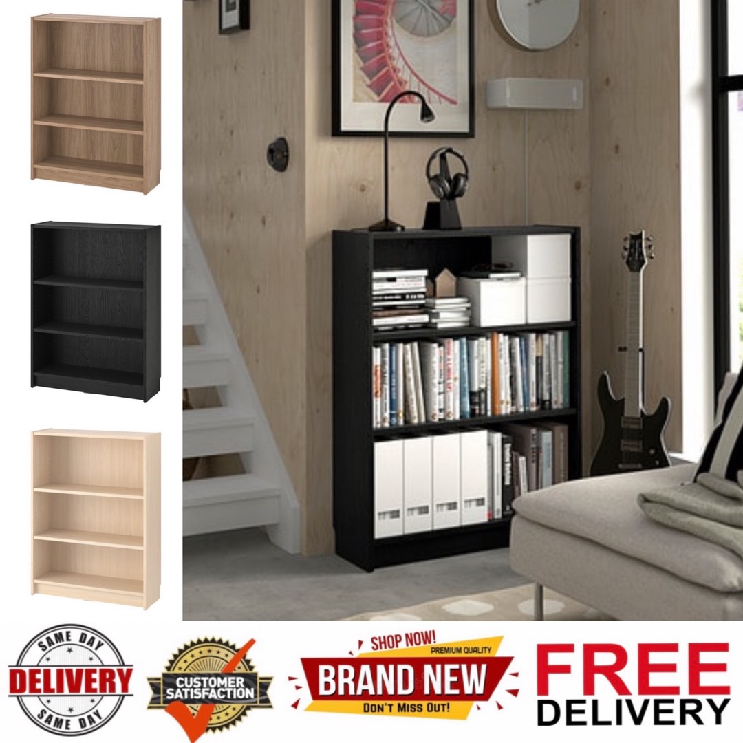 Brand new in package billy bookcase into a bags/ shoes display Billy ...