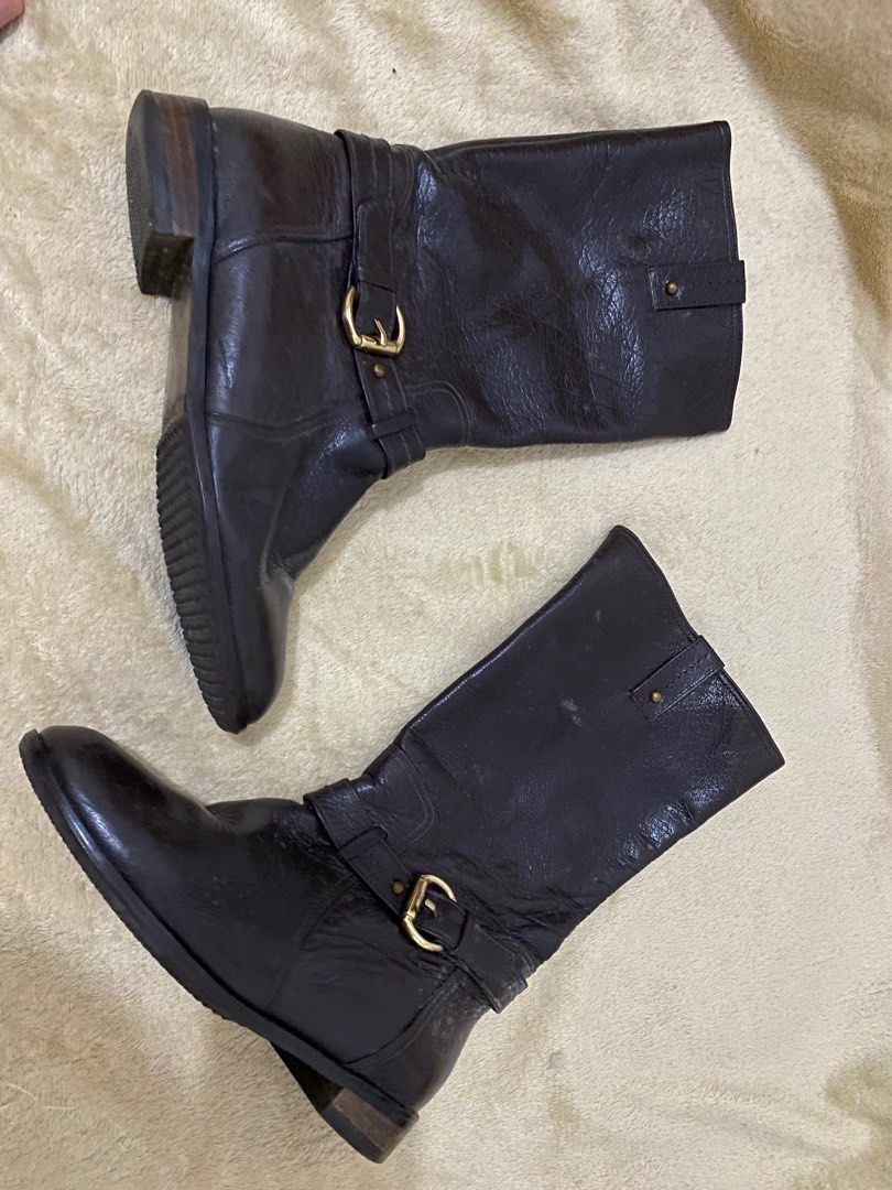 Branded Dark brown Mook Long boots, Women's Fashion, Footwear, Boots on ...