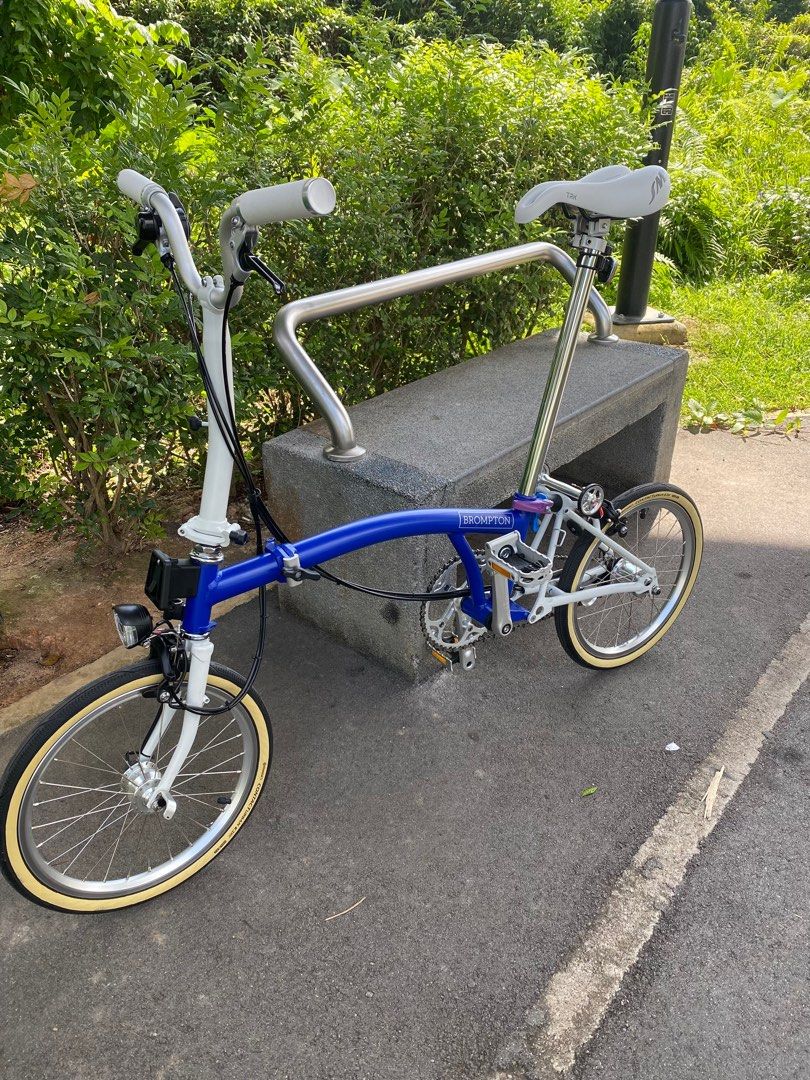 Brompton M3L Piccadilly Blue Dynamo C- Line 2022, Sports Equipment ...