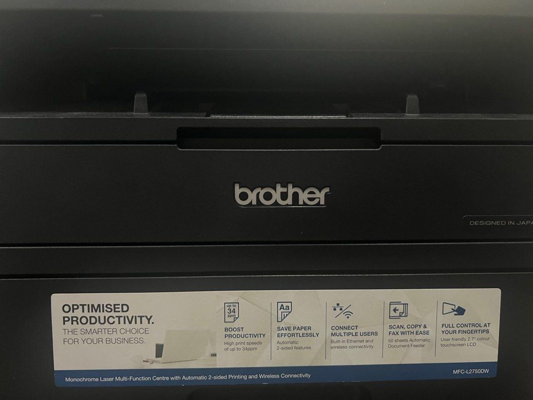 Brother MFC-L2750W double scan double print, Computers & Tech, Printers ...